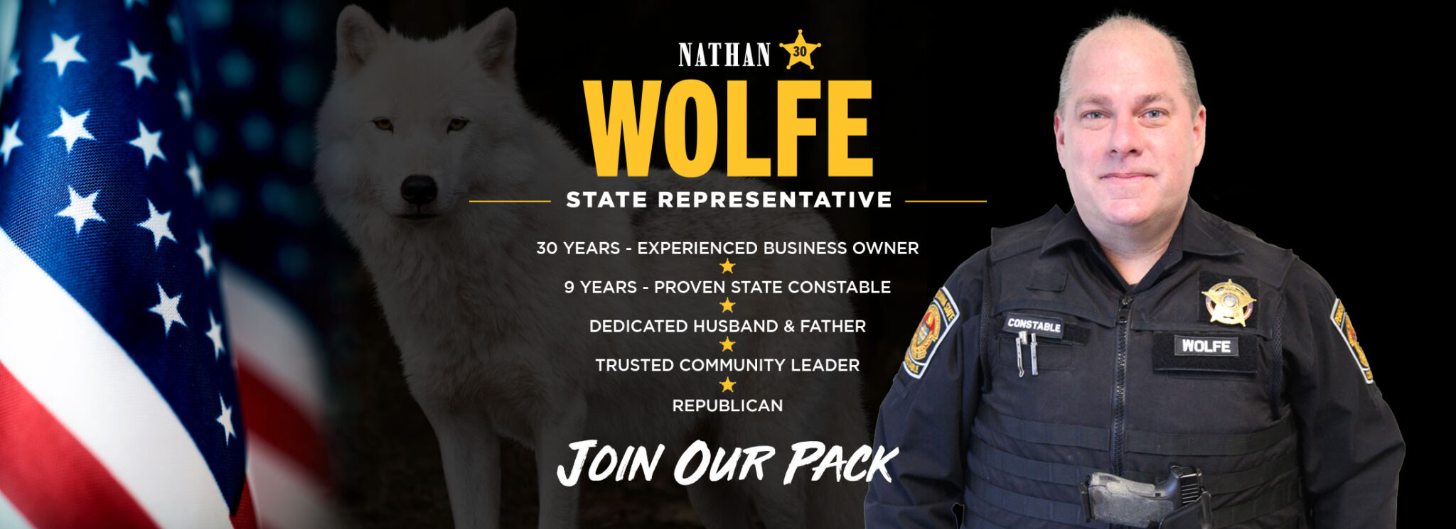 Nathan Wolfe for State Representative District 30 – Join Our Pack